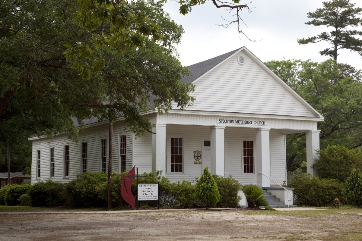 Print: Historic Buildings In Stockton, Alabama, 2010 - Walmart.com