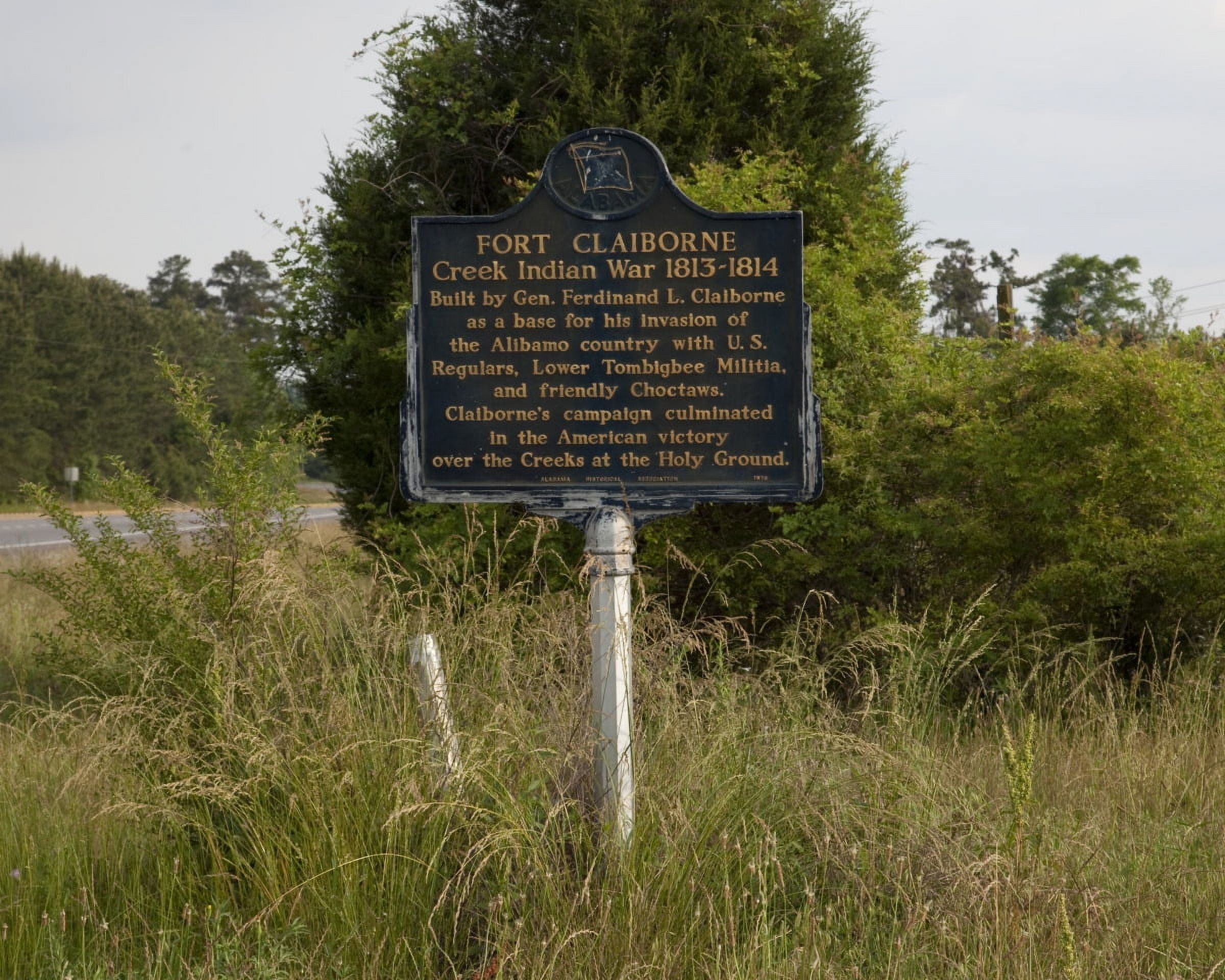 Print: Historic Sign, Claiborne, Alabama, 2010 - Walmart.com