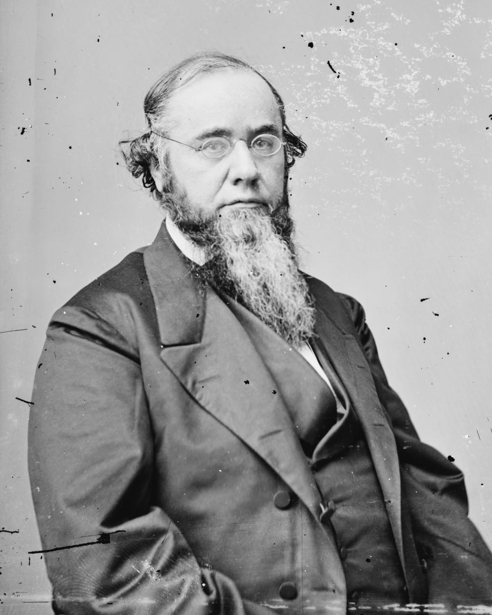 Print: Hon. Edwin Stanton, circa 1855 - Walmart.com