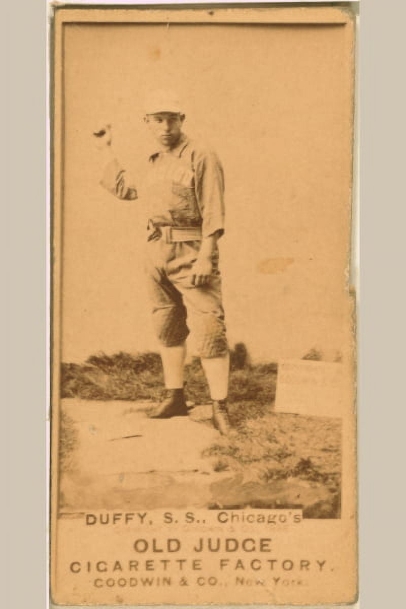 Print: Hugh Duffy, Chicago White Stockings, Baseball Card Portrait ...