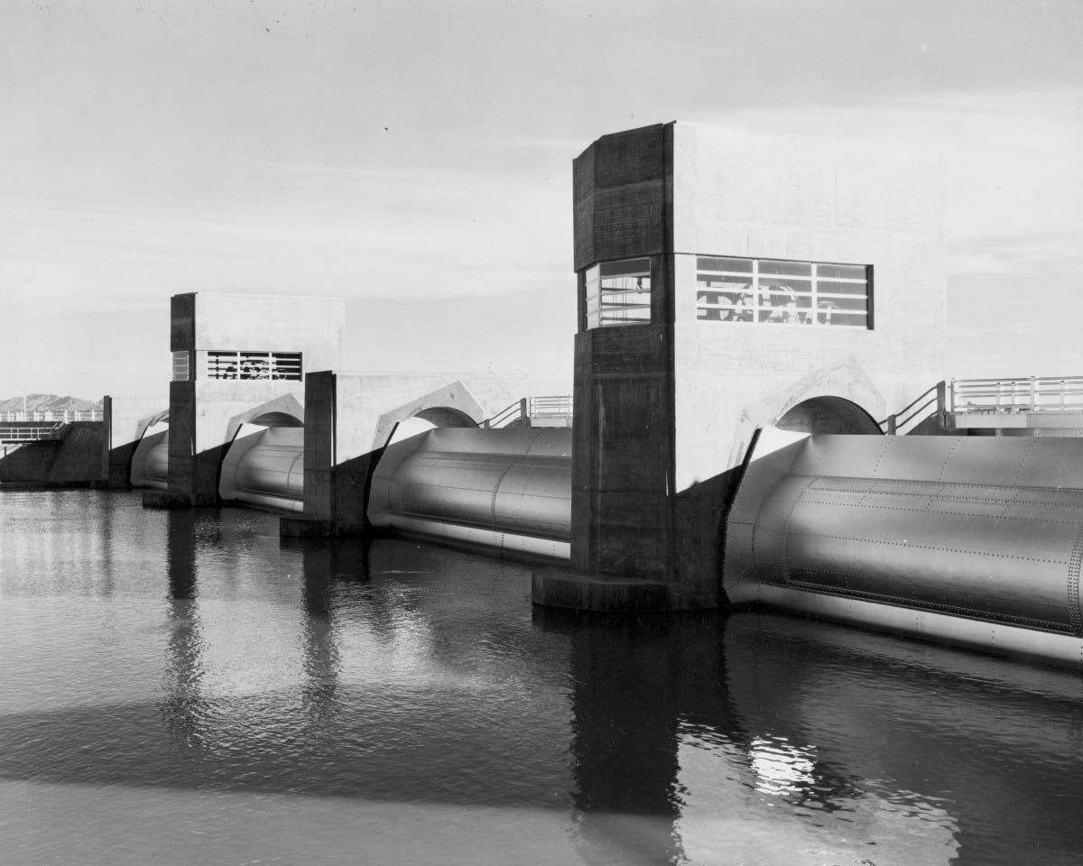 Print: Imperial Dam, At The All-American Canal Headgates, Calif., Feb ...
