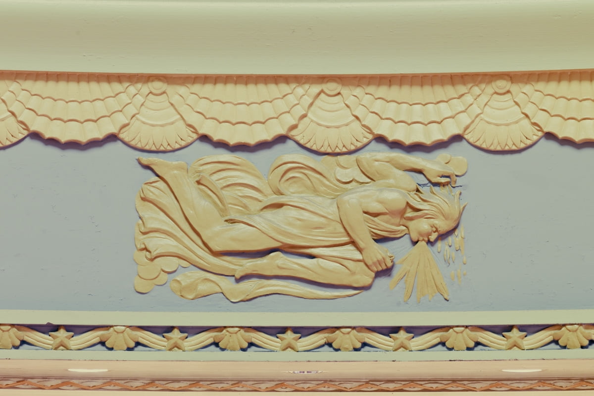 Print: Interior Bas Relief, U.S. Custom House, Philadelphia ...