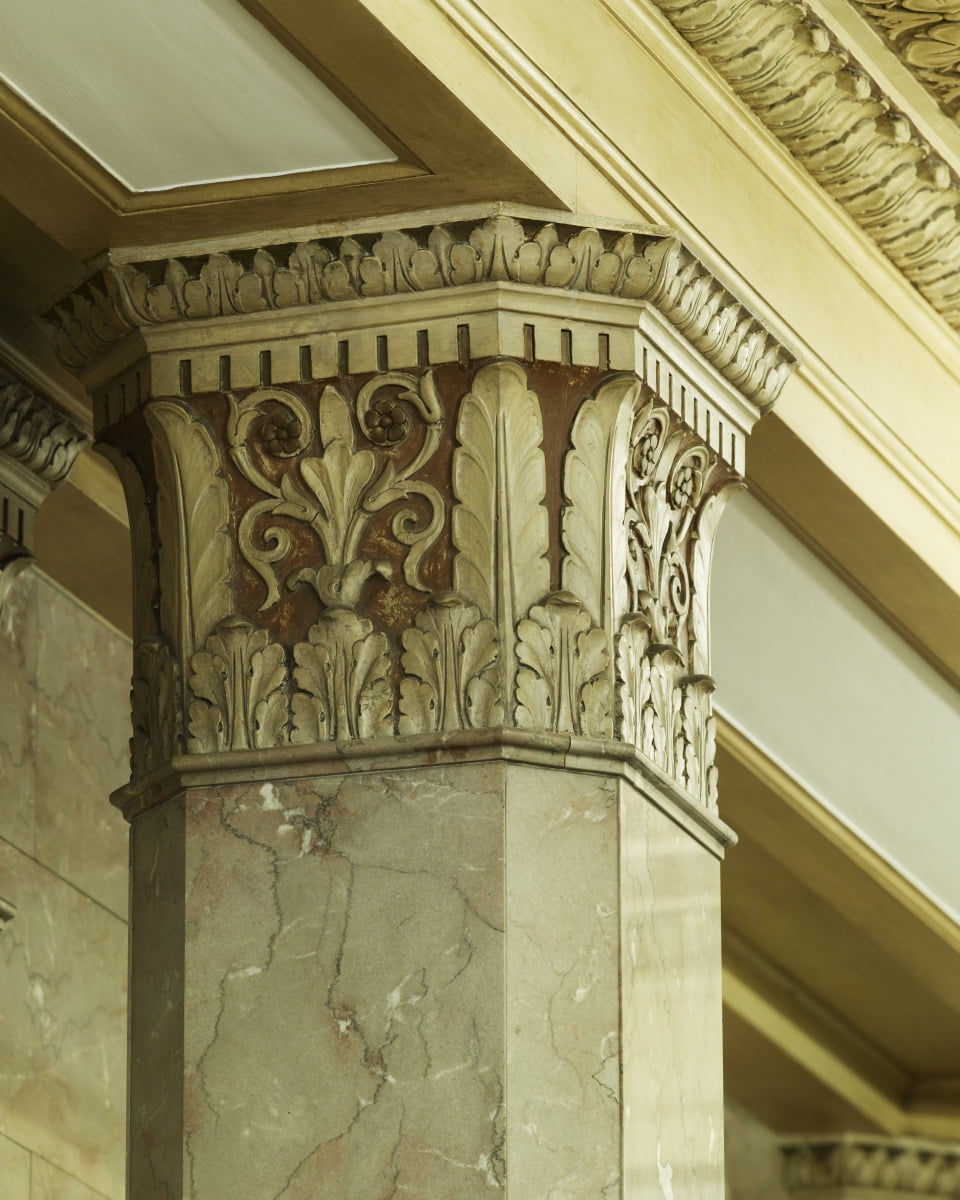 Print: Interior Column Detail, U.S. Courthouse, Toledo, Ohio, 2007 ...