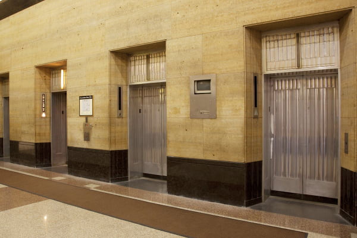 Print: Interior Elevator Lobby, Theodore Levin United States Courthouse ...