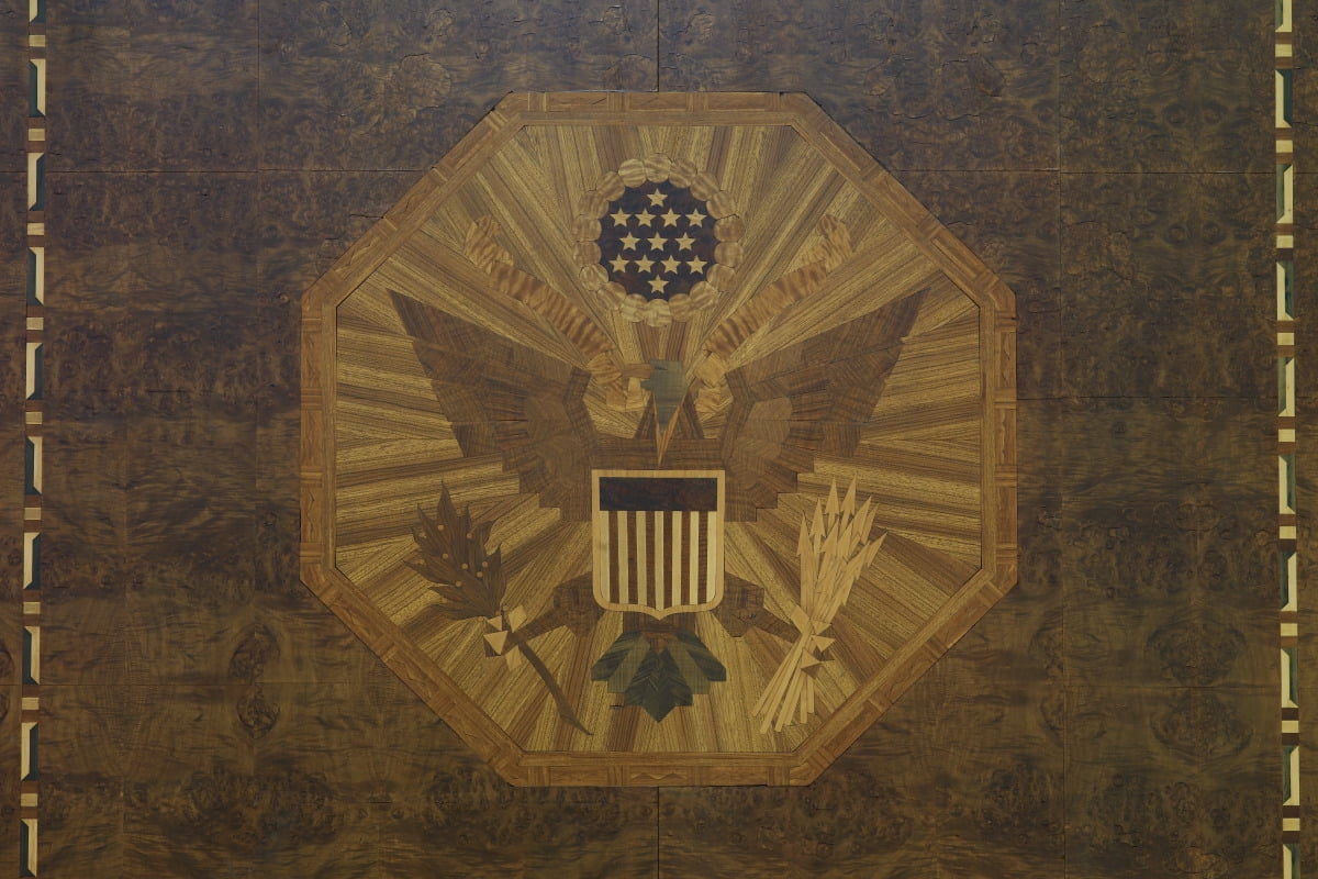 Print: Interior Lobby, James T. Foley U.S. Post Office And Courthouse ...