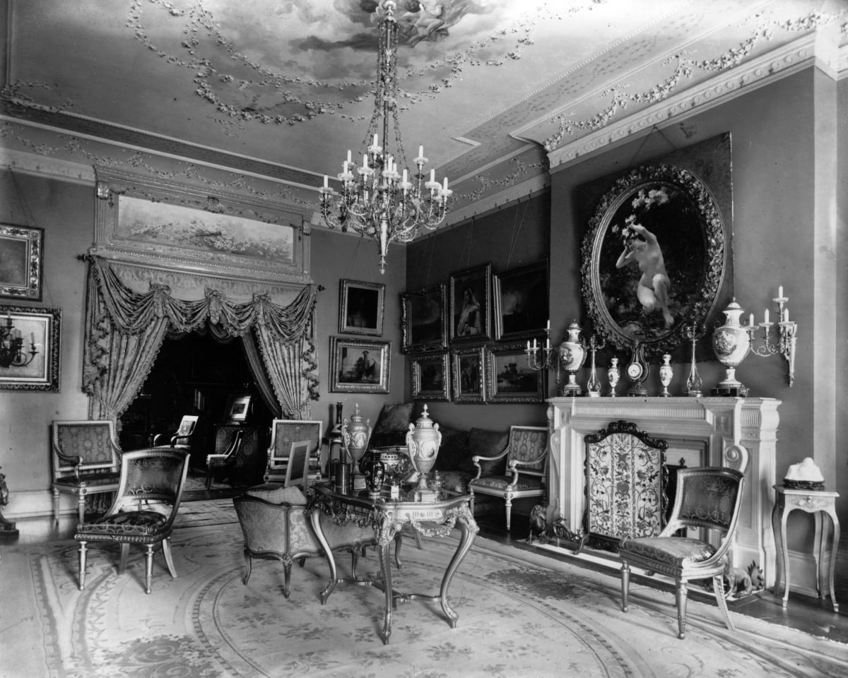 Print: Interior Of Mexican Embassy, Washington, D.C., circa 1890-1940 ...