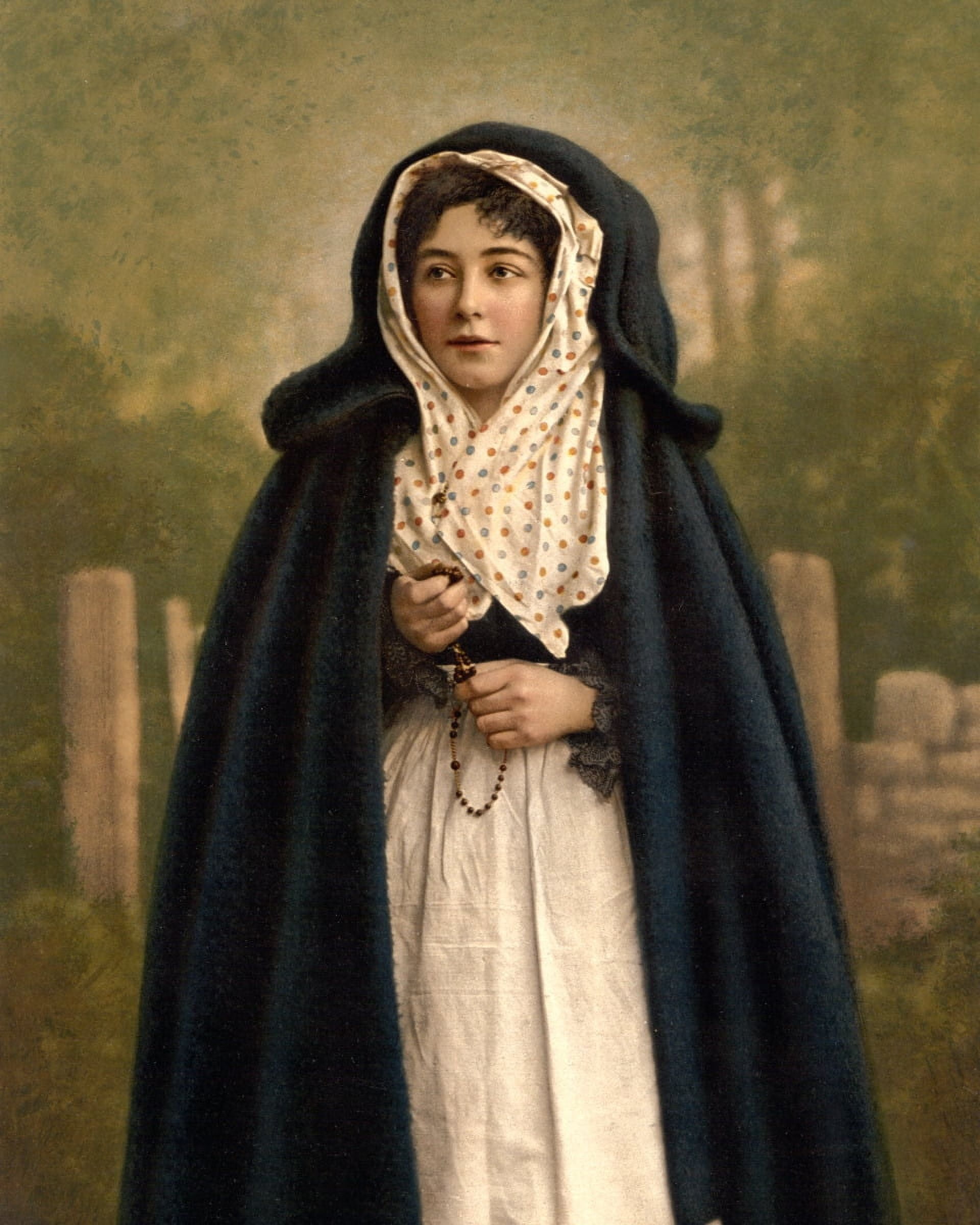 Print: Irish Colleen, circa 1890 - Walmart.com