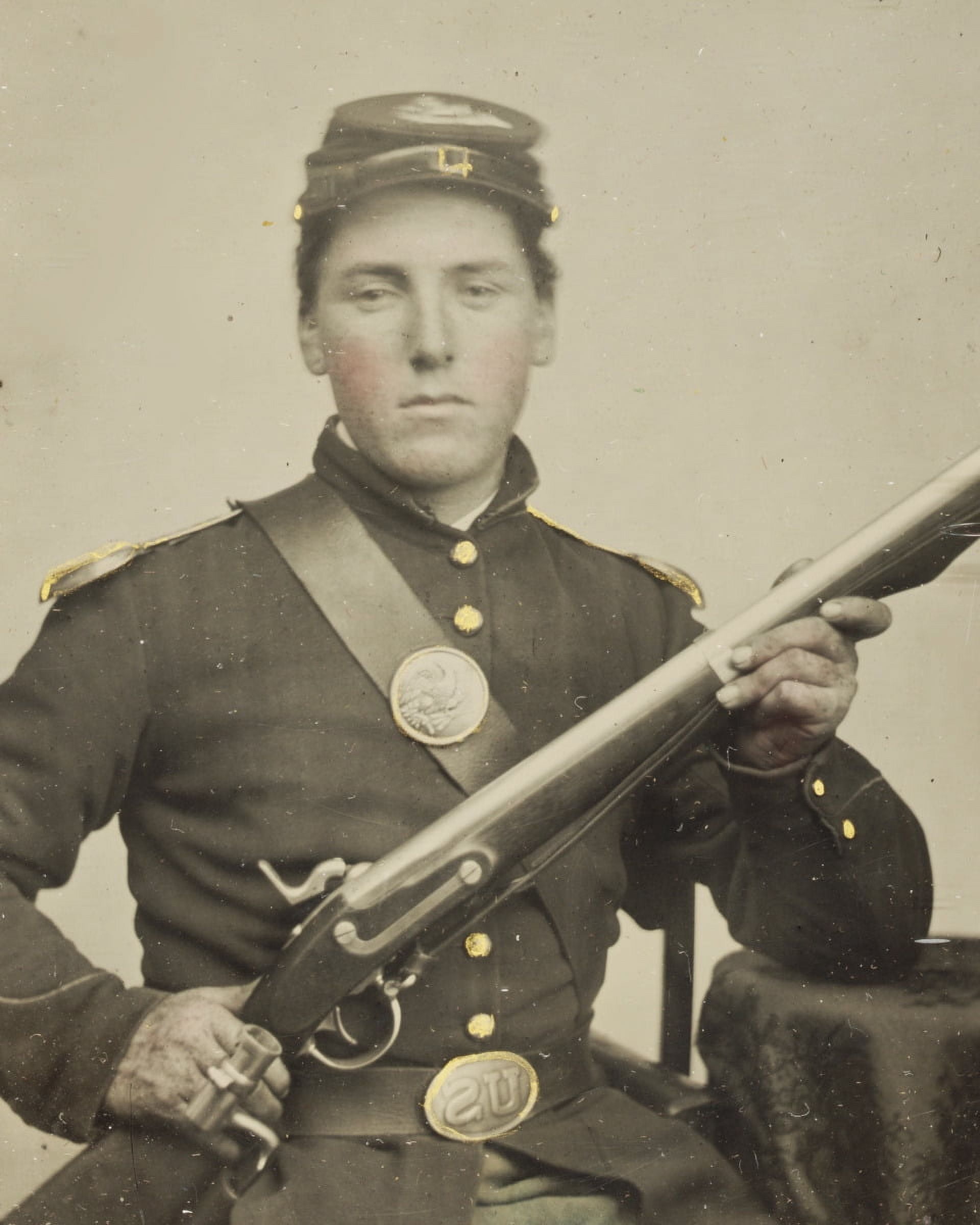 Print: James Mcgrail, Civil War, Union Uniform, Shoulder Scales ...