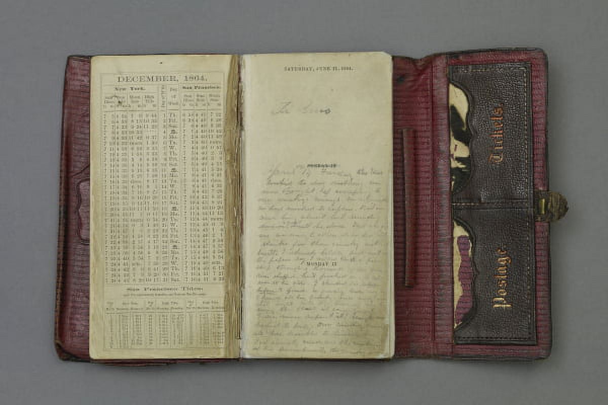 Print: John Wilkes Booth Diary, Artifact In The Museum Collection ...