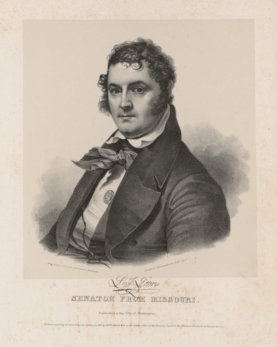 Print: L.F. Linn, Senator From Missouri, 1837 - Walmart.com