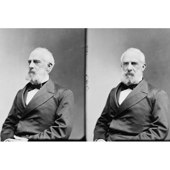 Print: Landers, Hon. Edward, Wash Territory, circa 1865 - Walmart.com