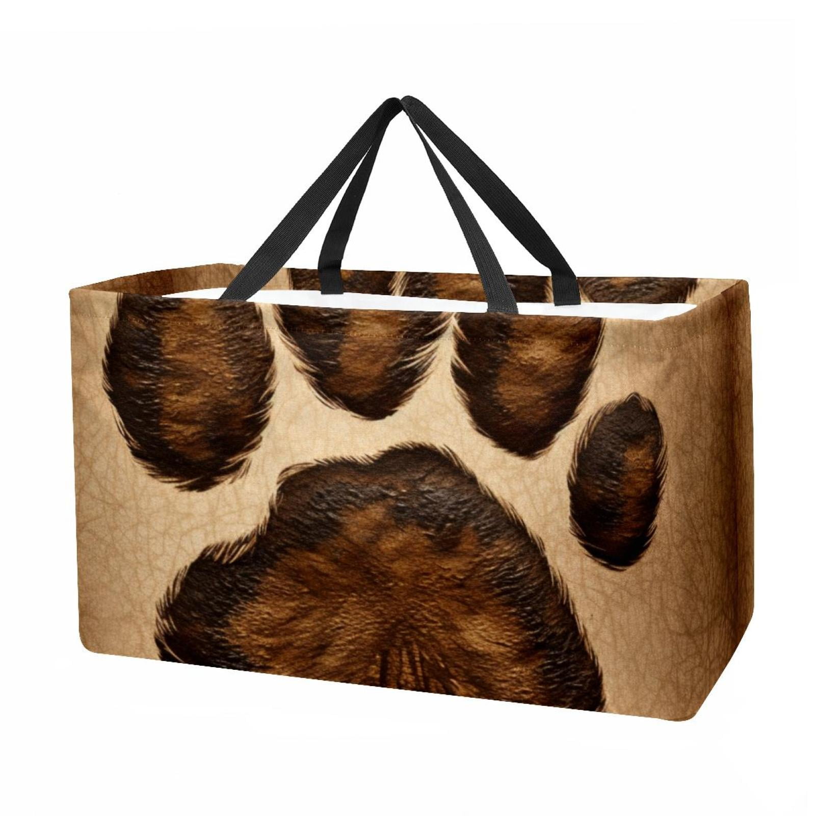 Print Large Capacity Reusable Foldable Oxford Cloth Storage Basket ...