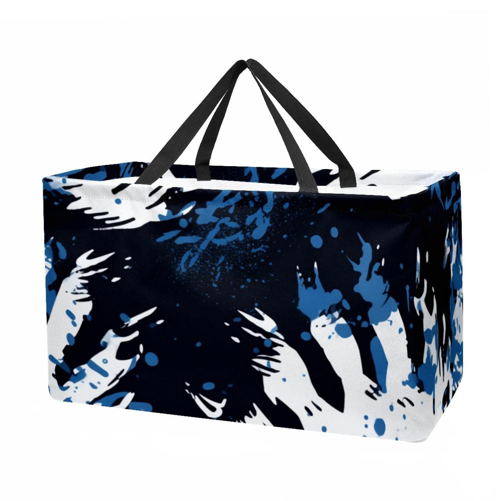 Print Large Capacity Reusable Foldable Oxford Cloth Storage Bins ...