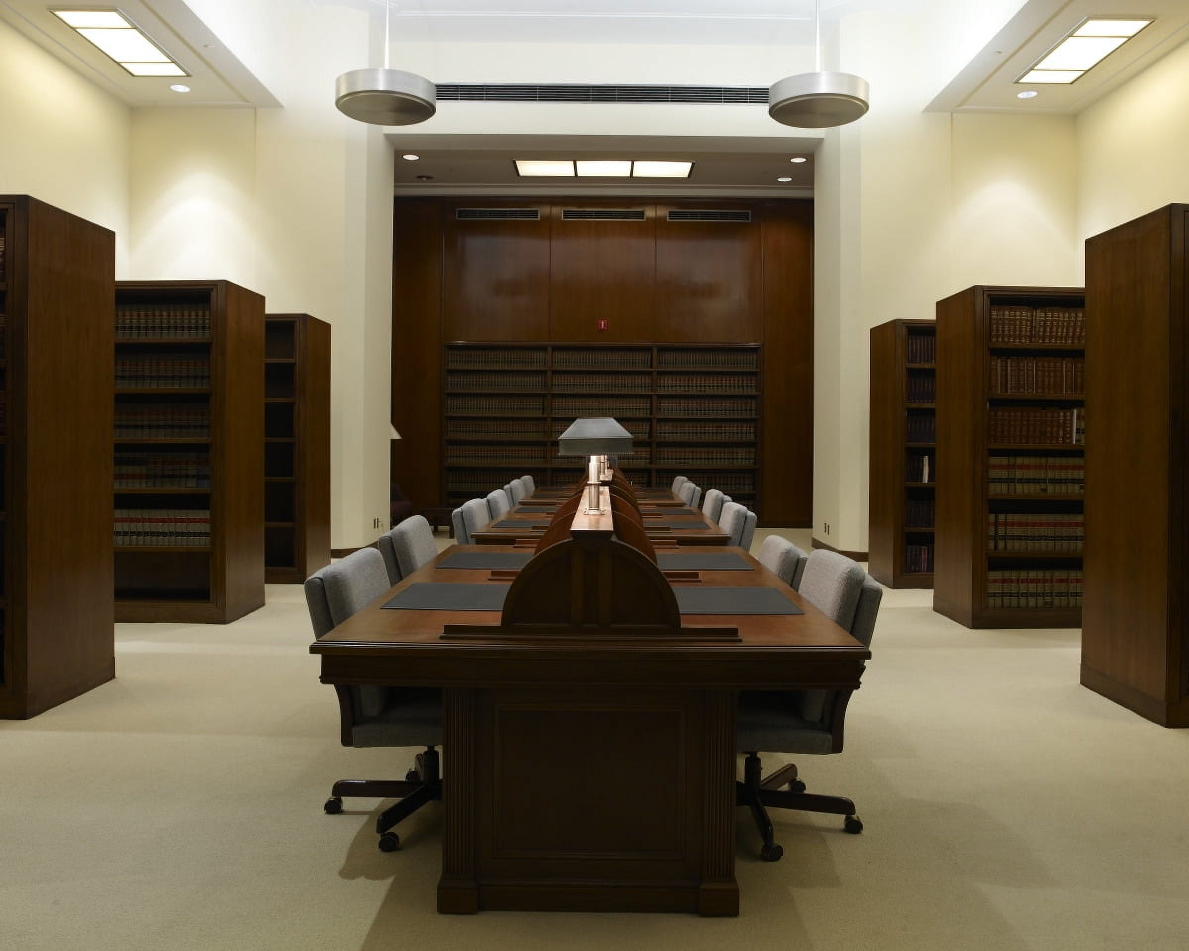 Print: Law Library, Robert North Carolina Nix Federal Building ...