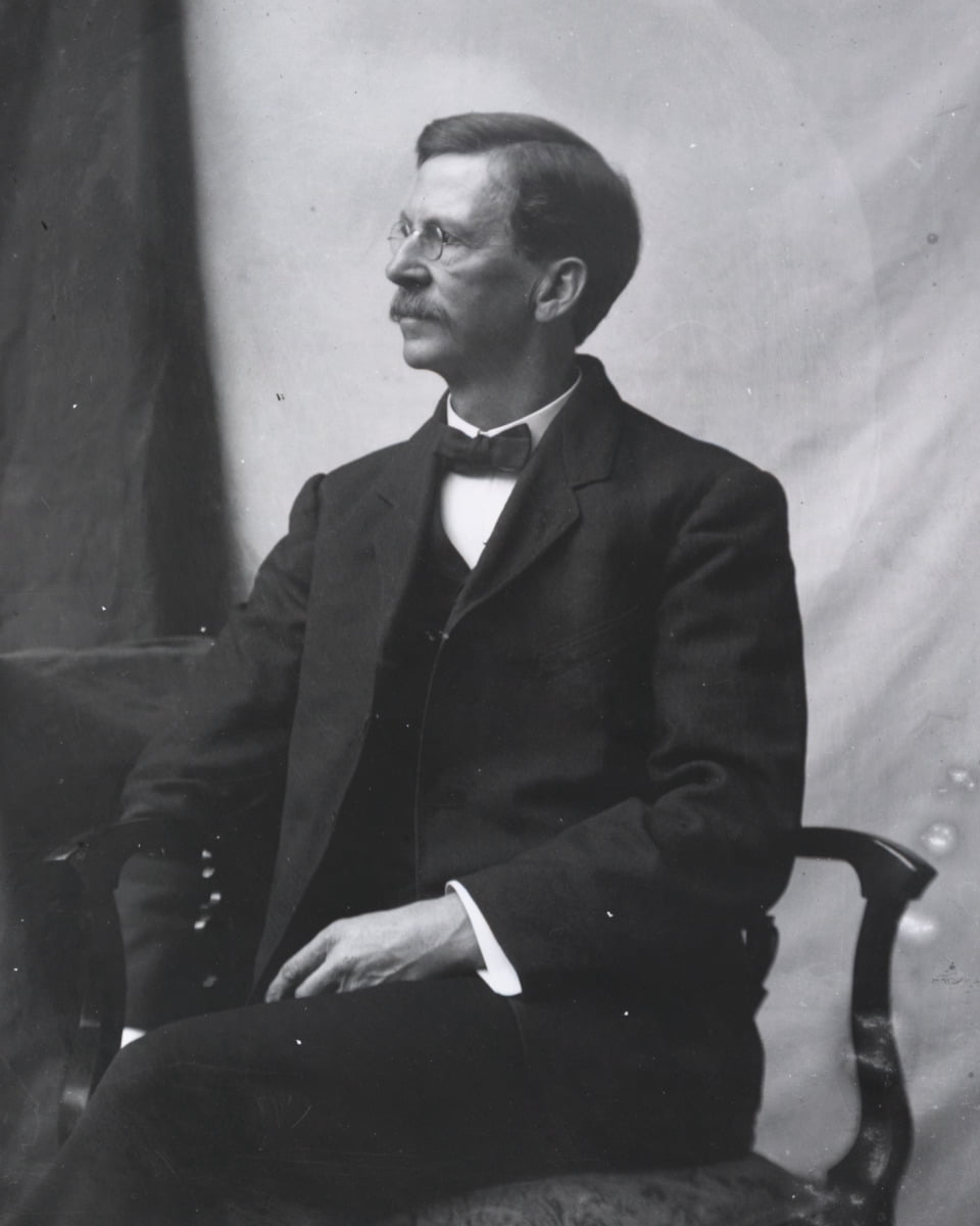 Print: Levin Handy, Three-Quarter-Length Portrait, Seated, Facing Left ...