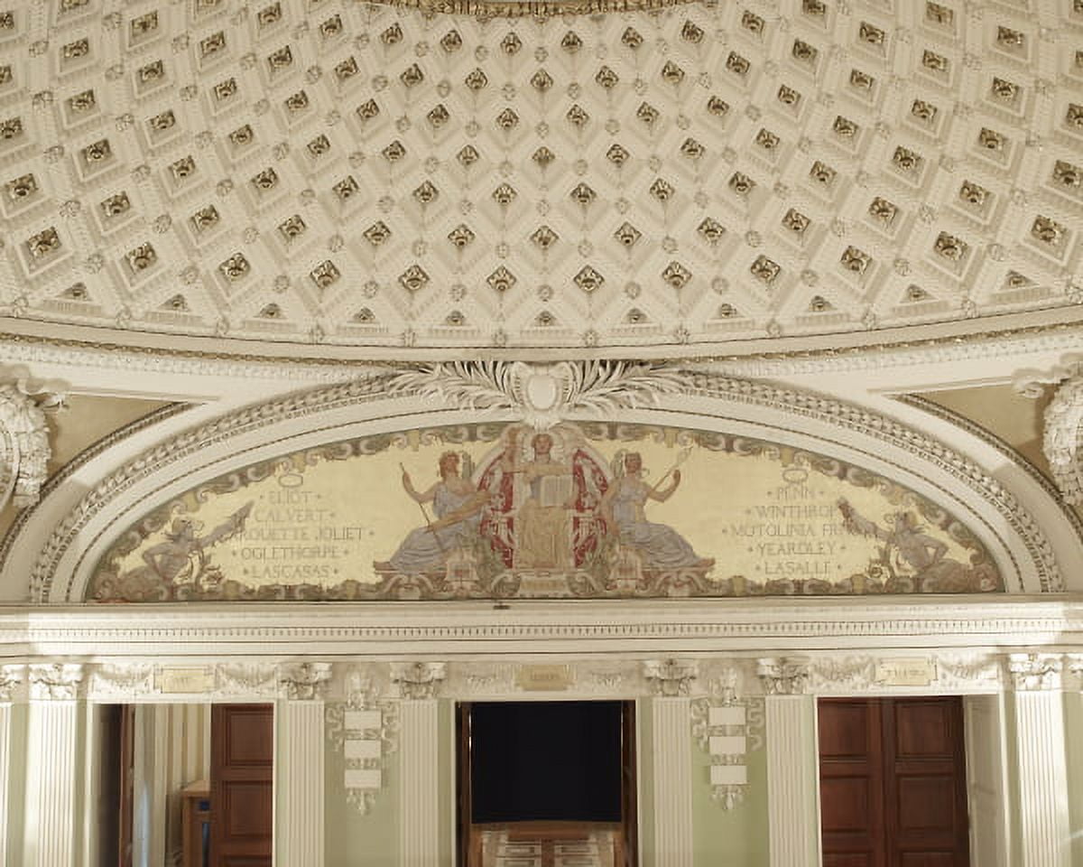 Print: Library of Congress, Civilization Mural By George W. Maynard ...