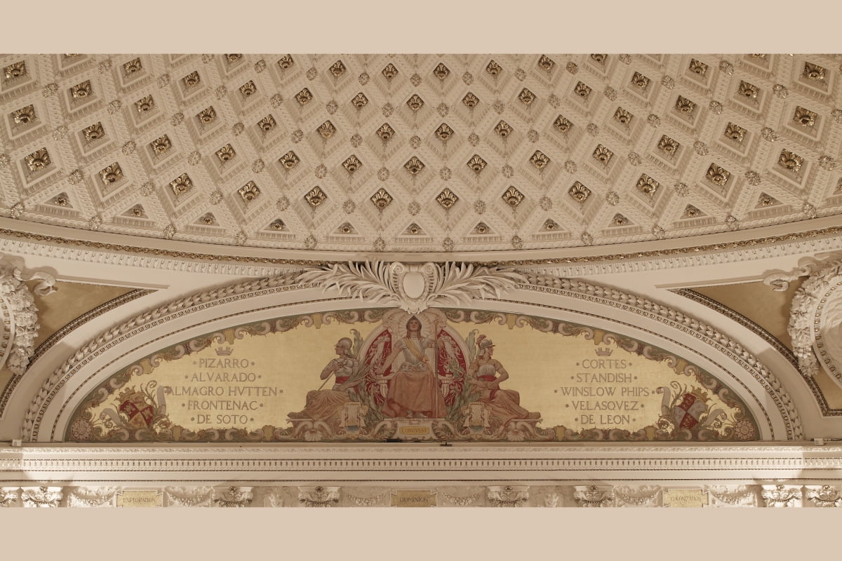 Print: Library of Congress, Conquest Mural By George W. Maynard ...
