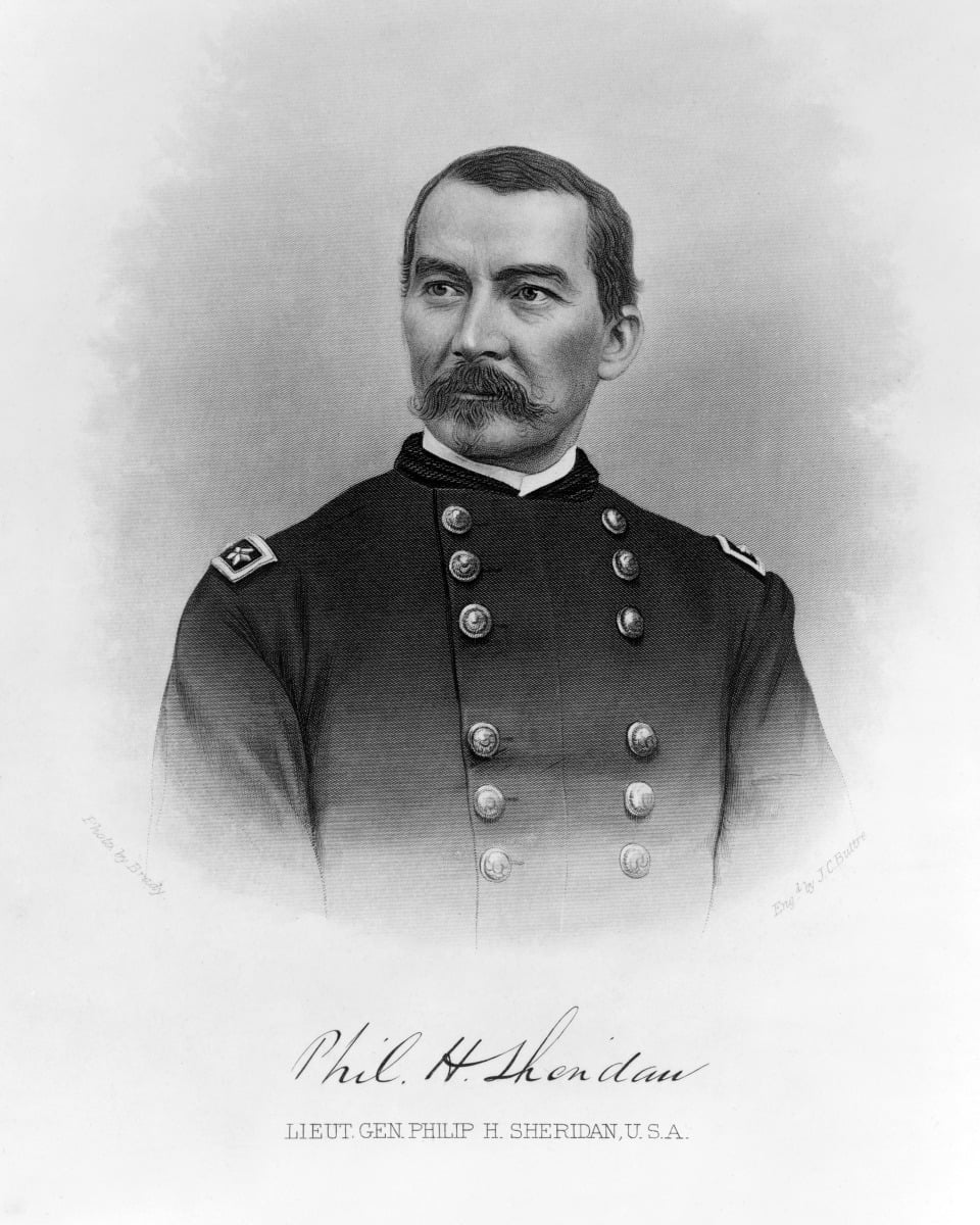 Print: Lieut. Gen. Philip H. Sheridan, U.S.A., circa 1870 - Walmart.com