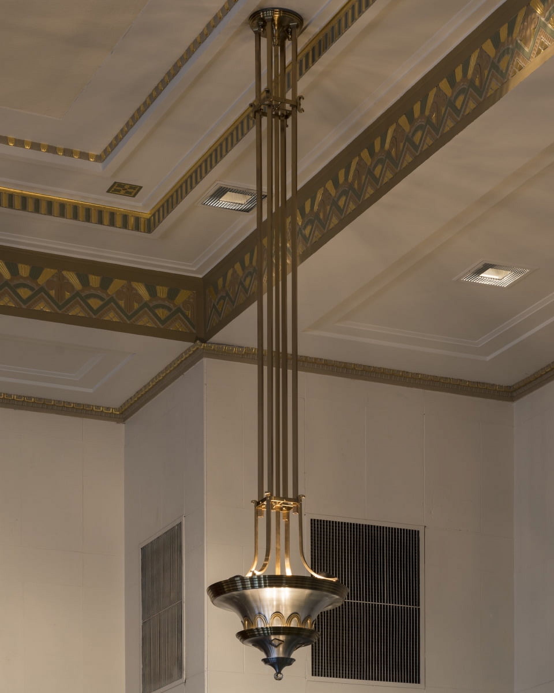 Print: Light Fixture. The L. Richardson Preyer Federal Building And ...