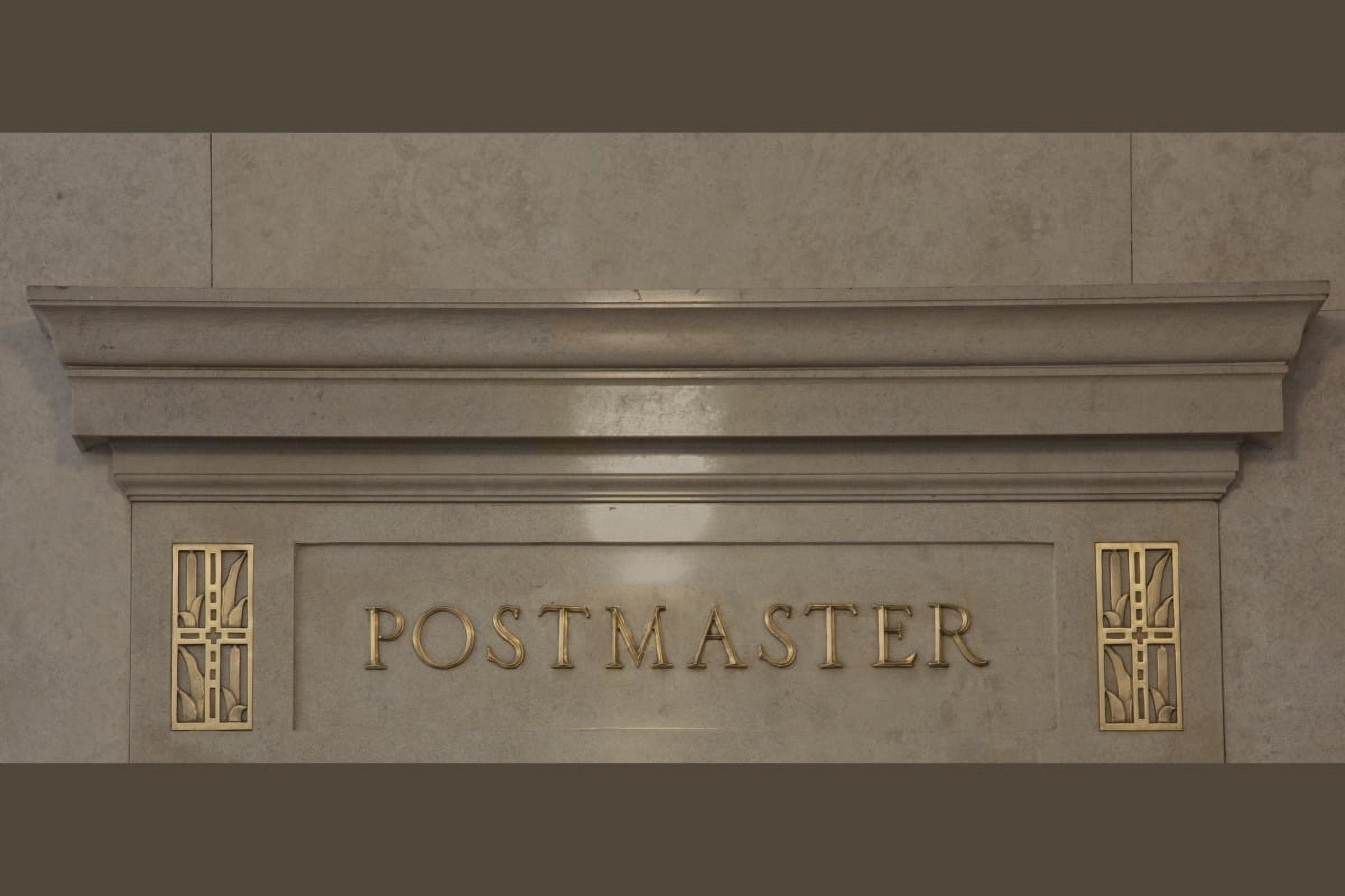 Print: Lobby Architectural Details, Richard Sheppard Arnold U.S. Post ...