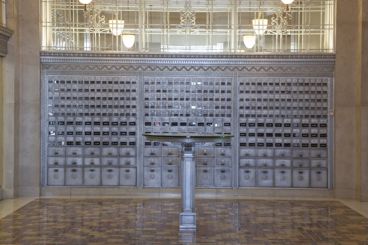 Print: Lobby Architectural Details, Richard Sheppard Arnold U.S. Post ...