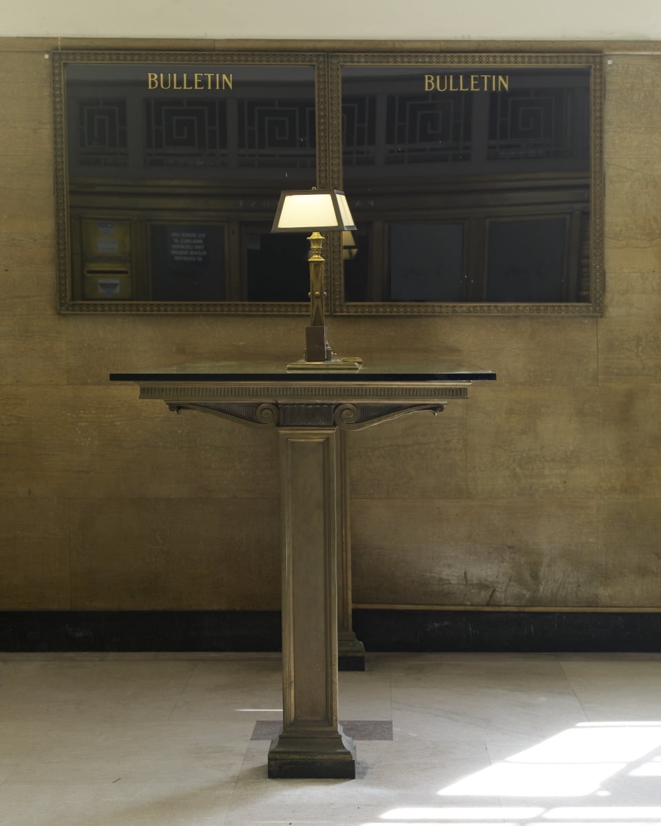 Print: Lobby Desk, John O. Pastore Federal Building, Providence, Rhode ...
