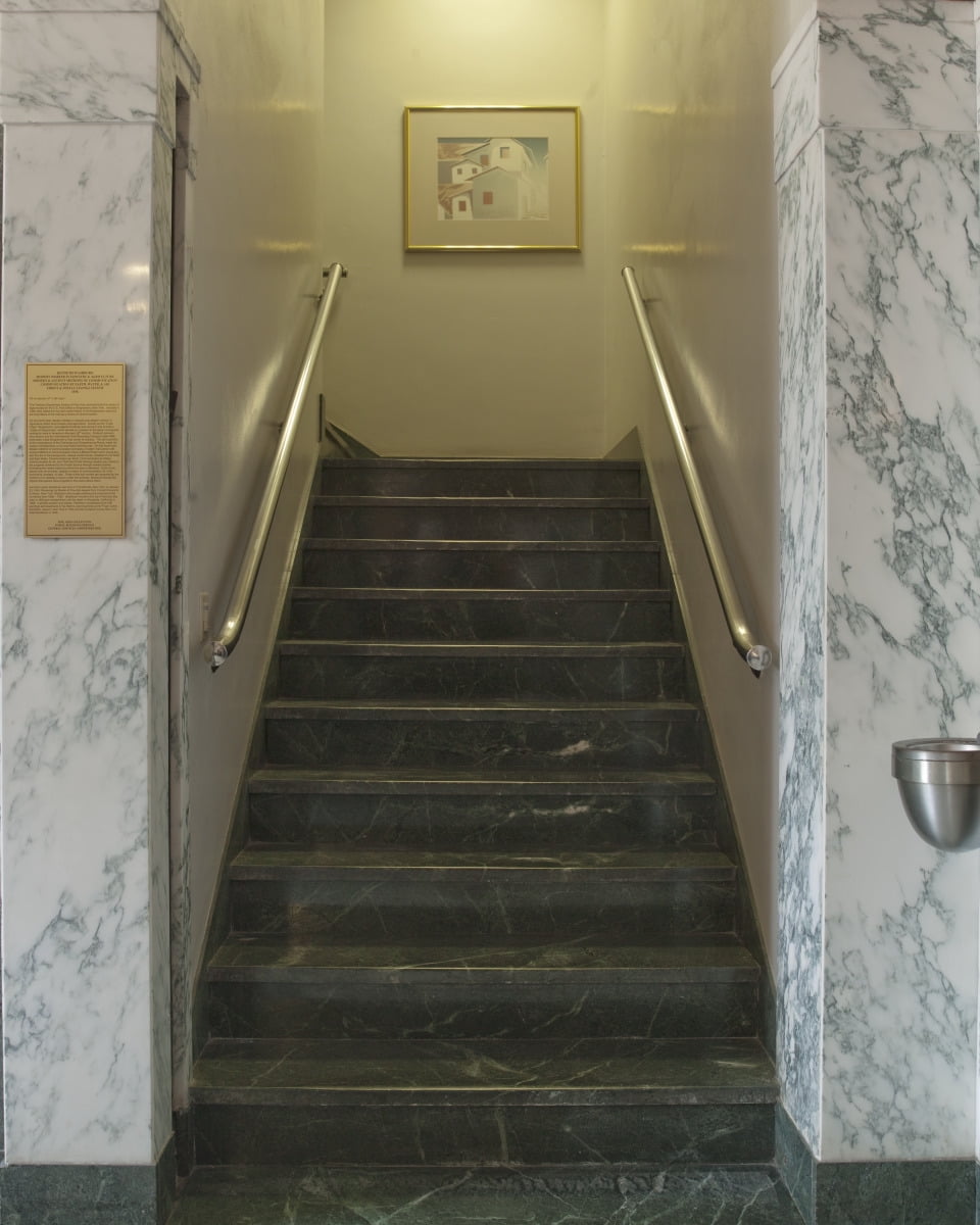 Print: Lobby Stair Detail Of Federal Building And U.S. Courthouse ...