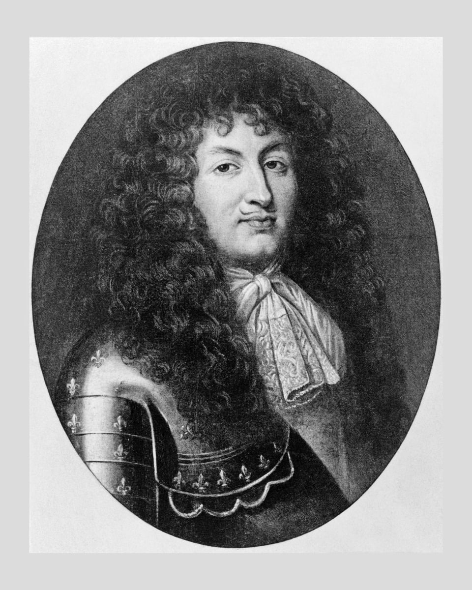 Print: Louis XIV, King Of France, Head-And-Shoulders Portrait, Facing ...