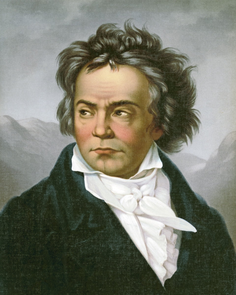 Print: Ludwig Van Beethoven, 1870 - Walmart.com