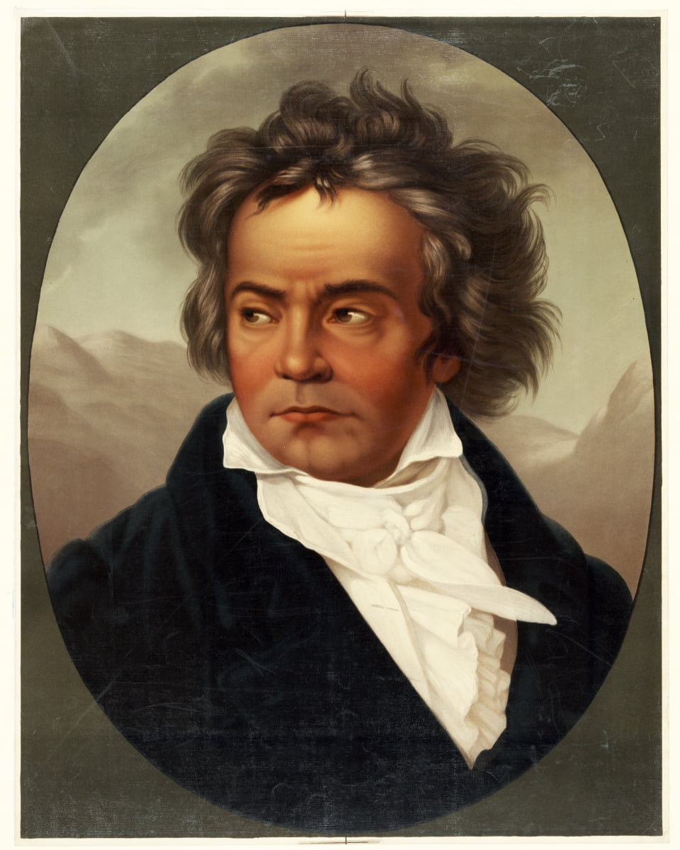 Print: Ludwig Van Beethoven, 1870 - Walmart.com