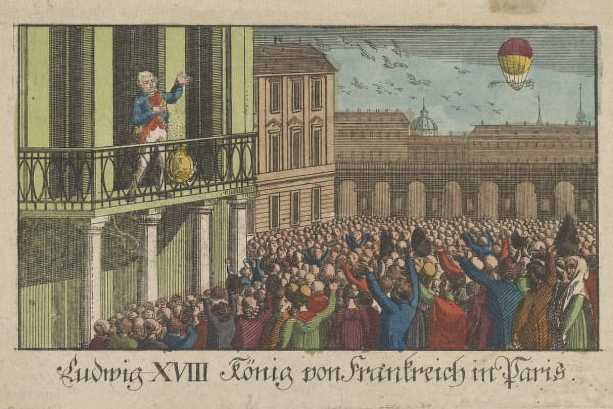 Print: Ludwig XVIII Konig Von Frankreich In Paris, 1814 - Walmart.com