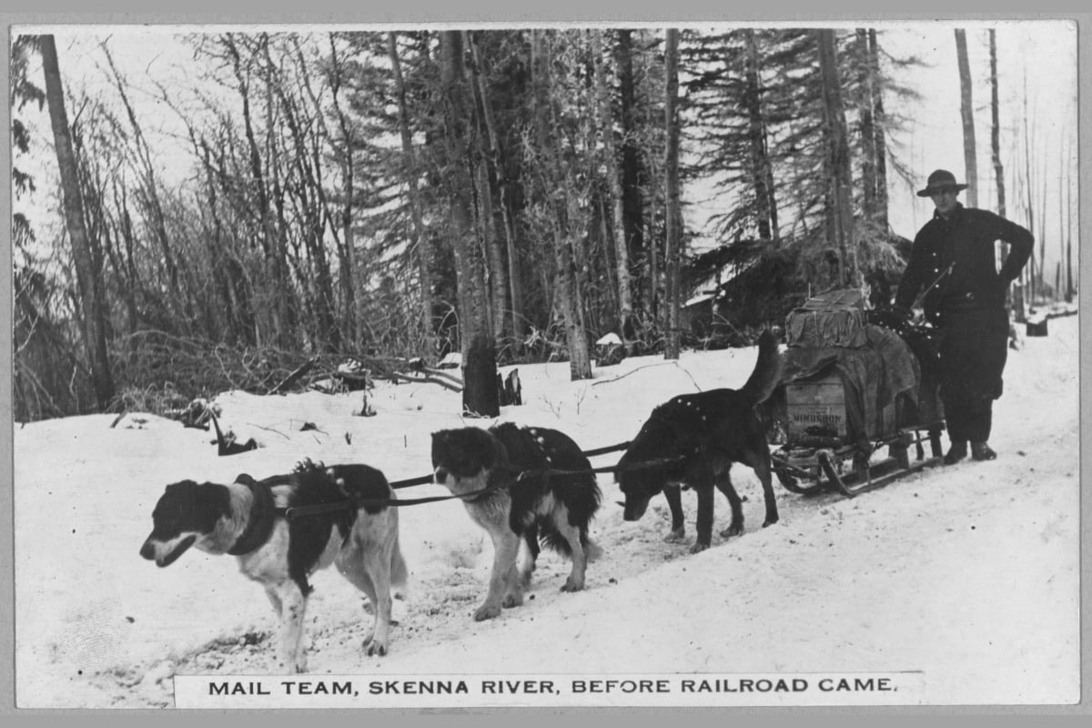 Print: Mail Team Before Railroad Came, circa 1900 - Walmart.com