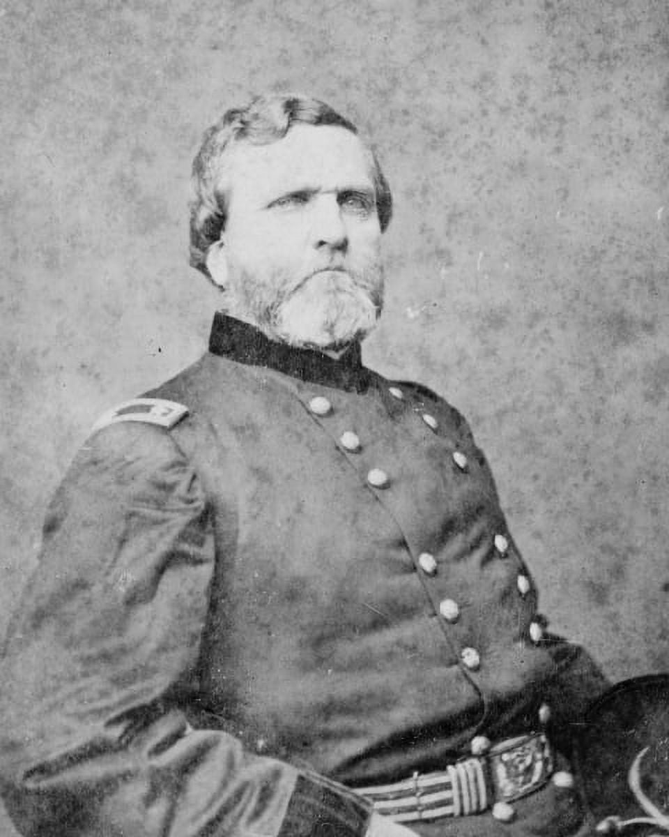 Print: Major General George Henry Thomas, Union Officer, Half-Length ...