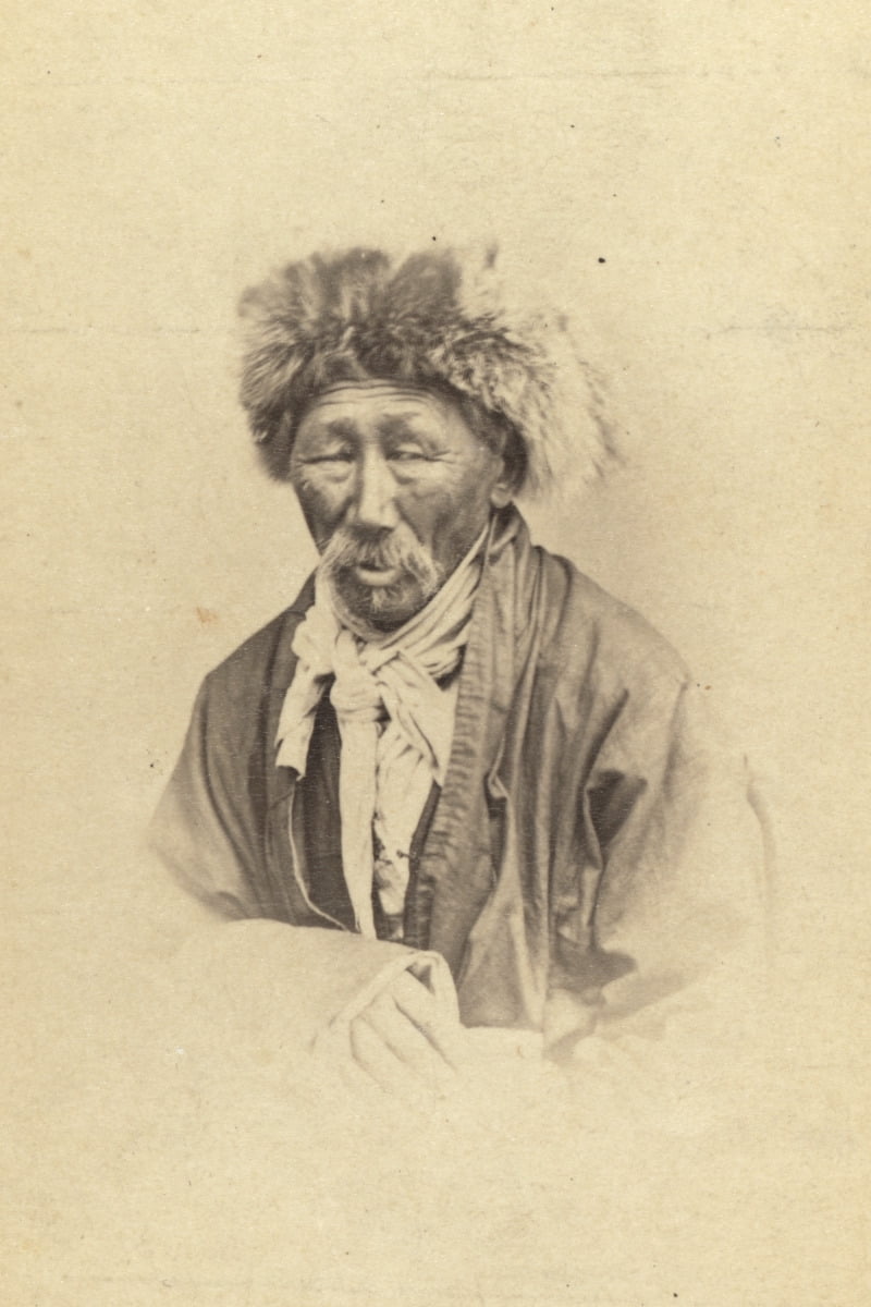 Print: Man, Probably Kazakh Or Burut, circa 1870 - Walmart.com