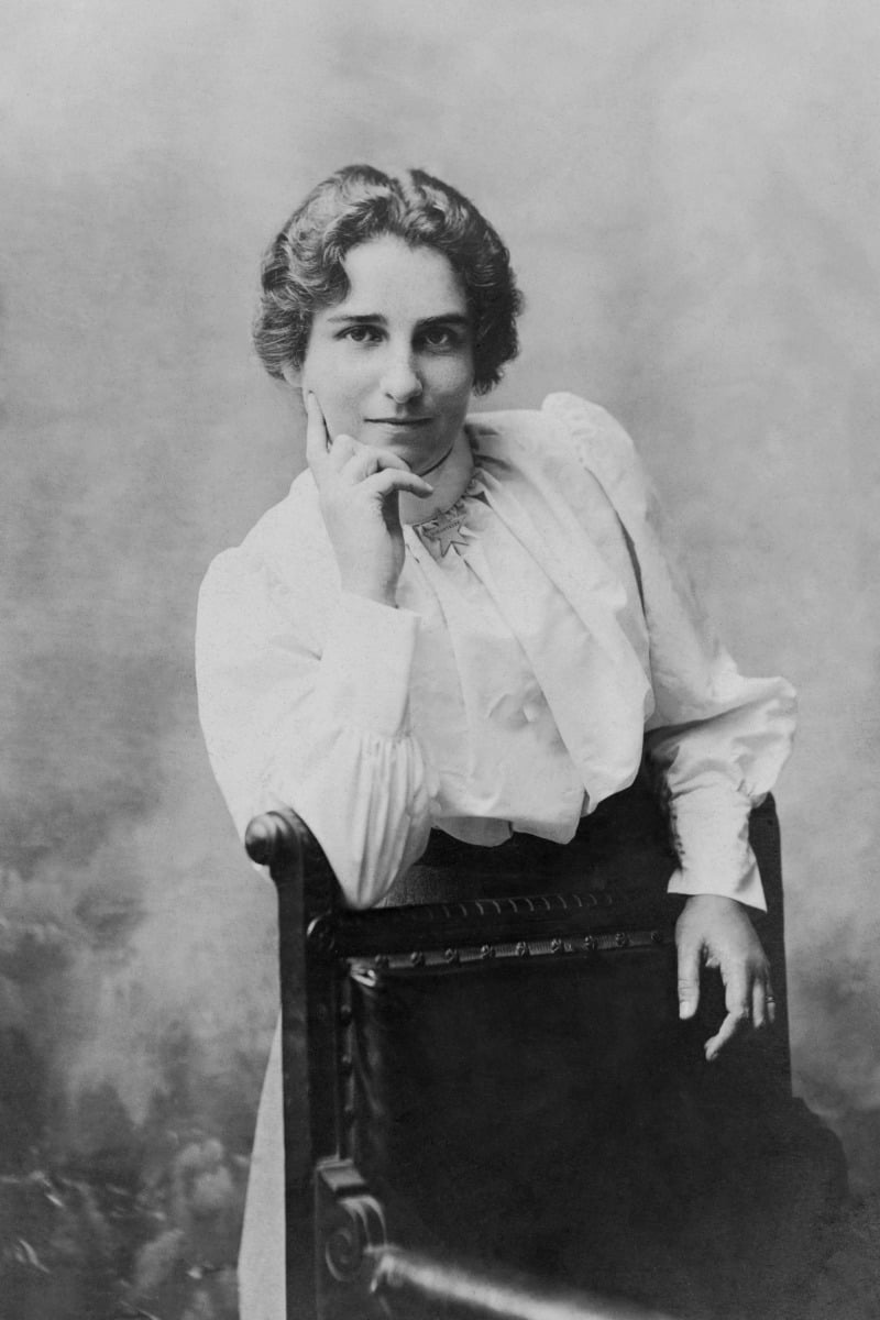 Print: Maud Ballington Booth, Half-Length Portrait, Standing Behind ...