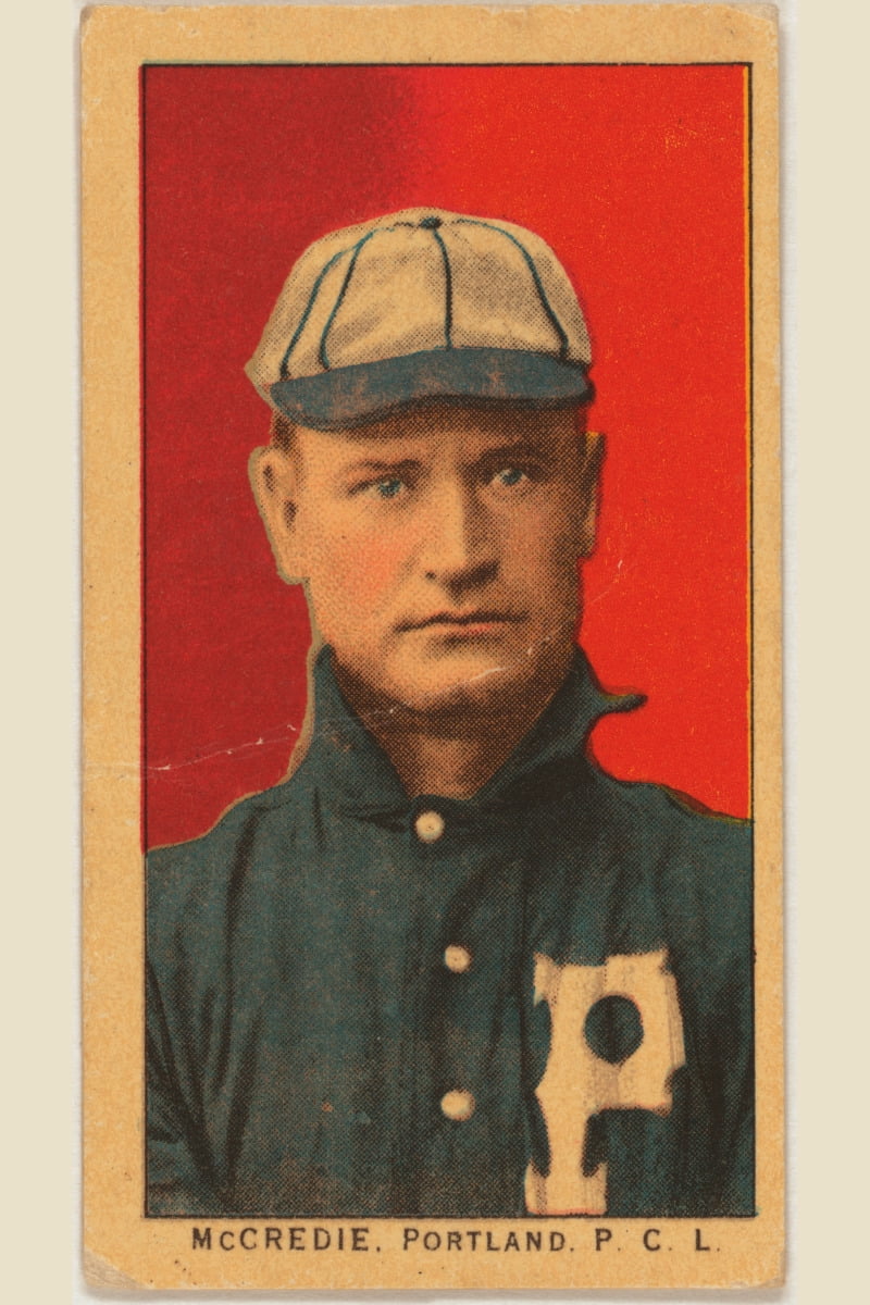 Print: Mccredie, Portland Team, Baseball Card Portrait, 1910 - Walmart.com