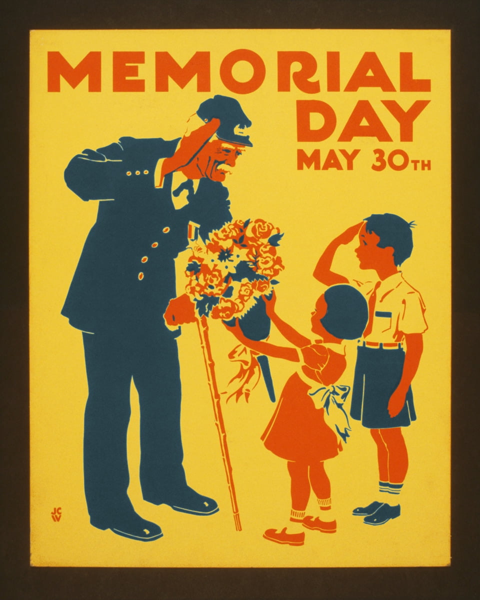 Print: Memorial Day, May 30th - Walmart.com