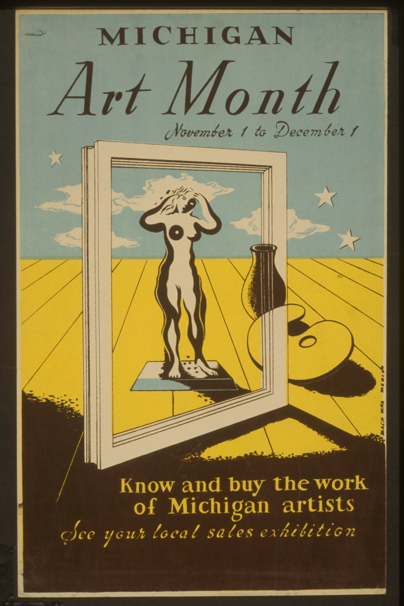 Print: Michigan Art Month Know And Buy The Work Of Michigan Artists ...