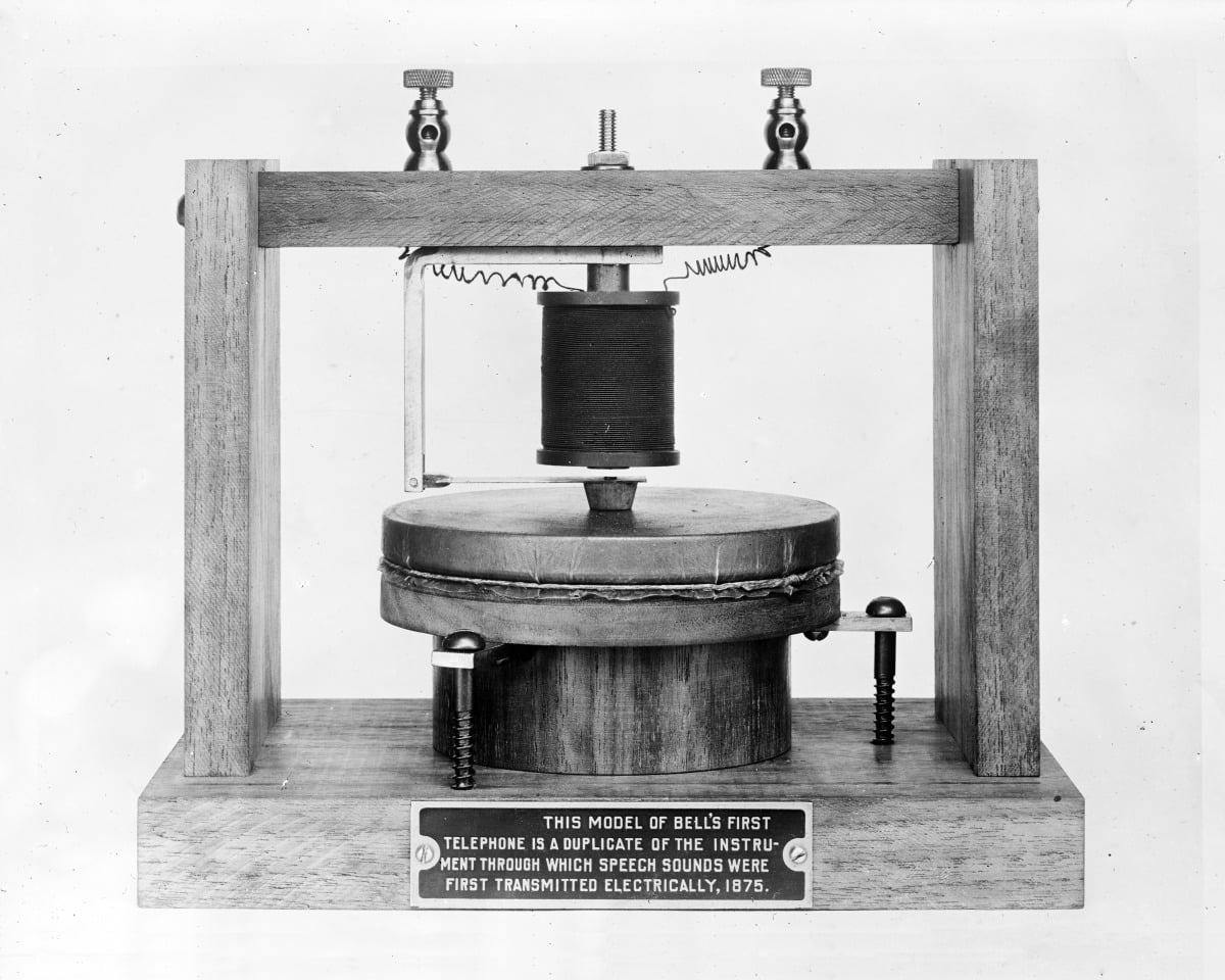 Print: Model Of Bell's Telephone, circa 1915 - Walmart.com