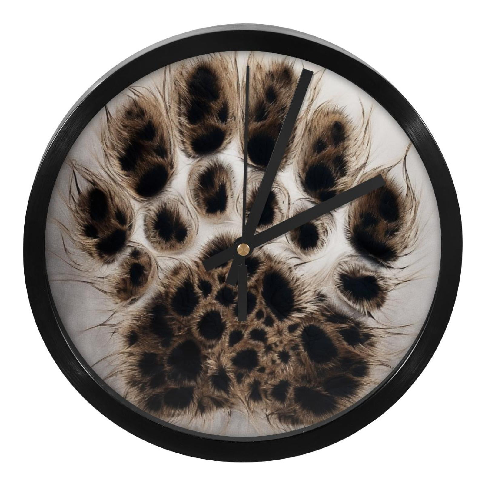 Print Modern 9.8 Inch Wall Clock, Silent Non-Ticking Round Digital ...