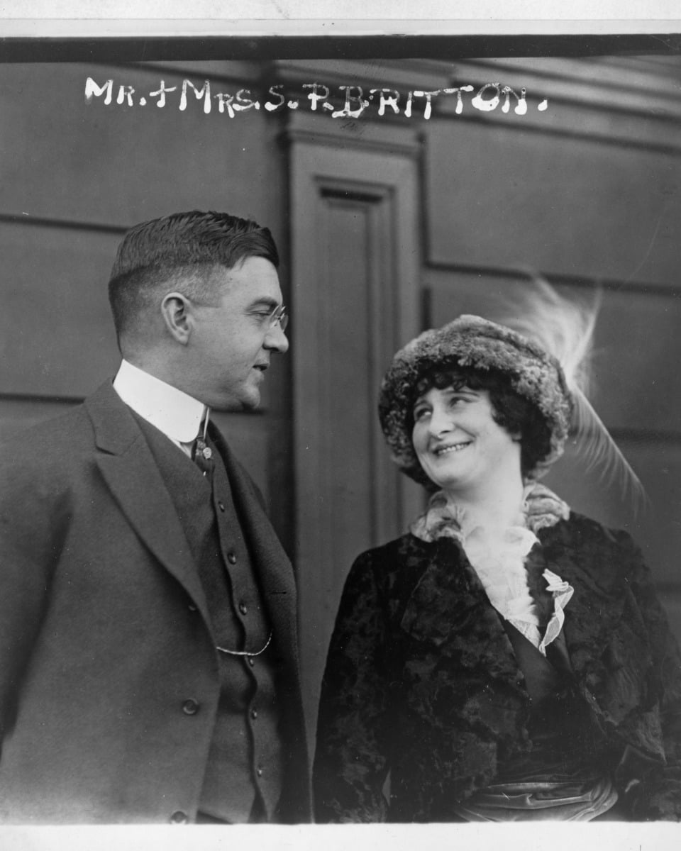 Print: Mrs. Schuyler Britton, Owner Of The St. Louis Cardinals, And Her ...