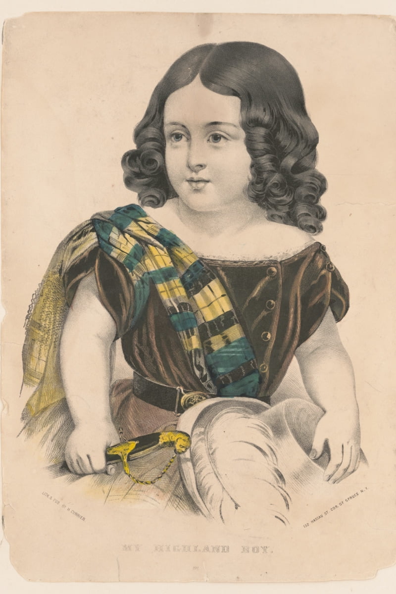 Print: My Highland Boy, circa 1835 - Walmart.com