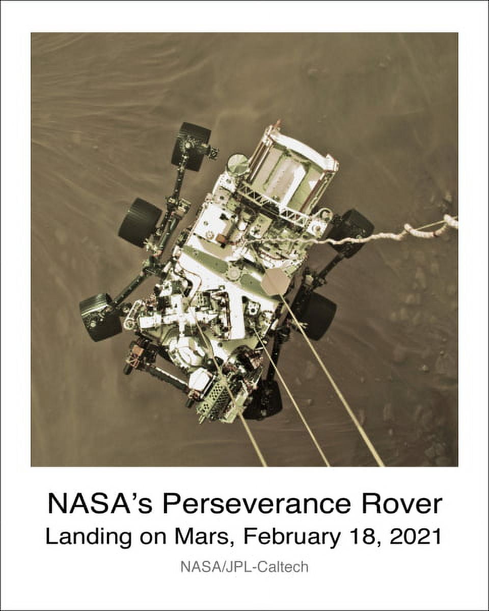 Print: NASA Perseverance Rover Lands on Mars, 2021 - Walmart.com