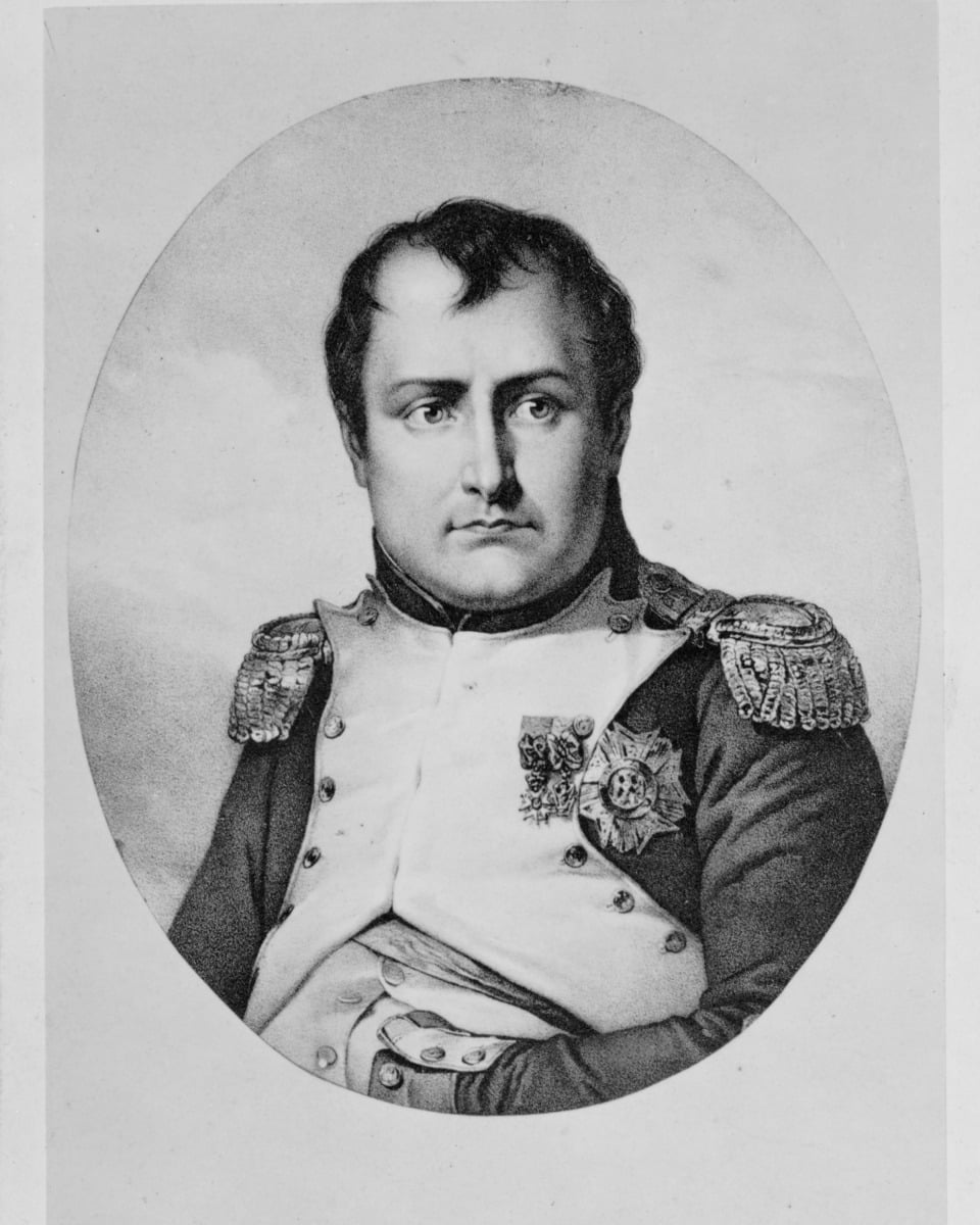 Print: Napoleon I, Head-And-Shoulders Portrait, Facing Front, circa ...