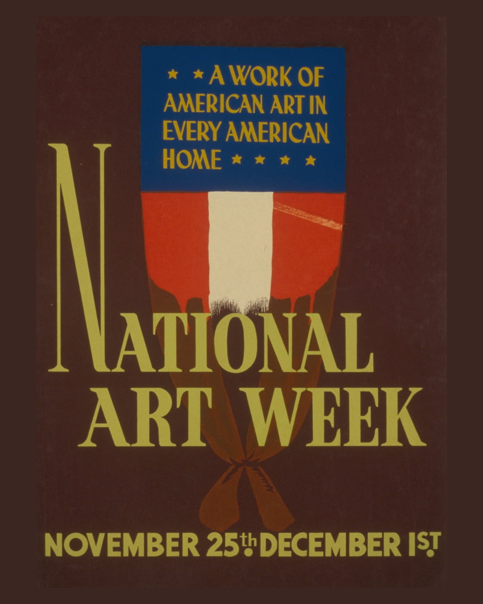 Print: National Art Week, November 25th - December 1st A Work Of ...
