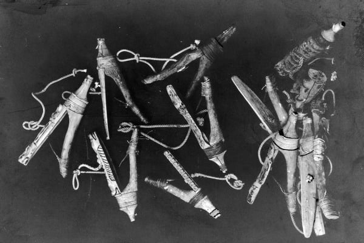 Print: Native Halibut Hooks, circa 1900 - Walmart.com