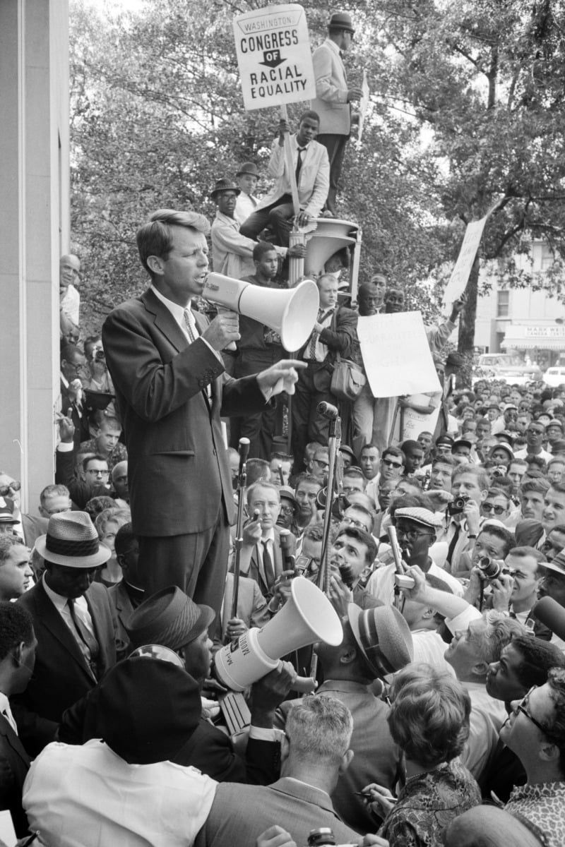 Print: Negro Demonstration In Washington, D.C. Justice Dept. Bobby ...