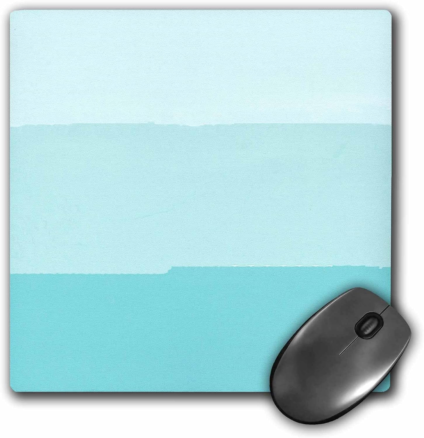 Print of Shades of Aqua in Semi Abstract Mouse Pad, 8" x 8" (mp_183683 ...