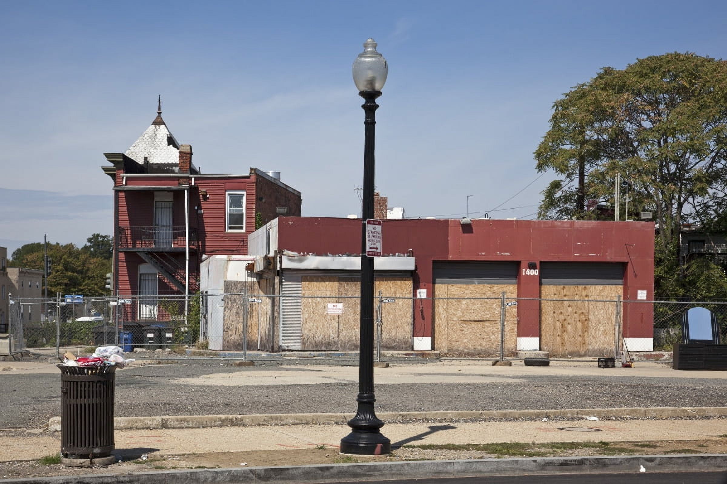 Print: Old Gas Station Located Near Intersection Of Maryland Ave. And ...