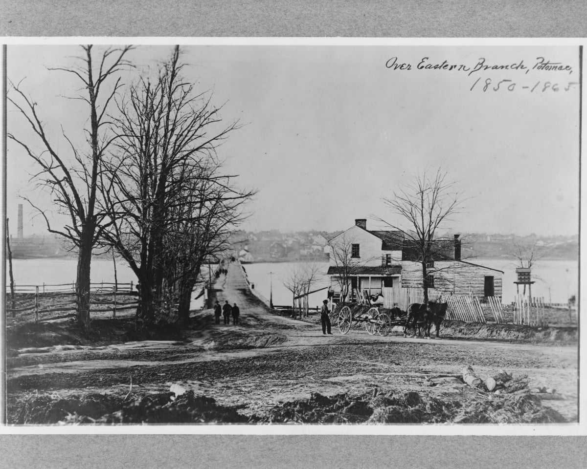 Print: Over Eastern Branch, Potomac, 1865 - Walmart.com